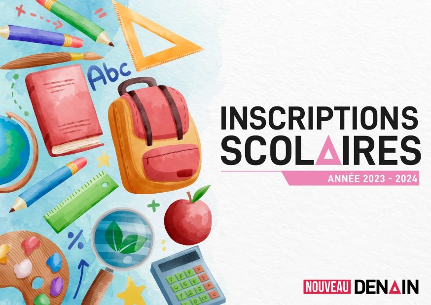 PL Inscriptions scolaire 2023-2024 - Ville de Denain